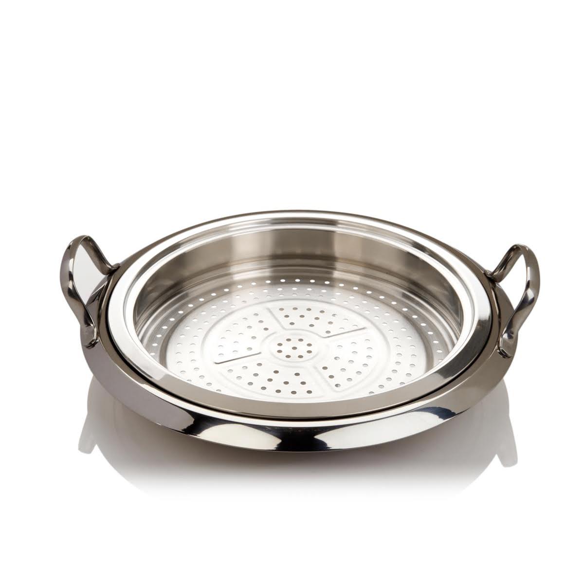 Curtis Stone Durapan 12 Multipurpose Deep Pan With Steamer Tray And Glass Lid Ebay